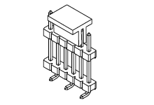 Milli-Grid PCB Header, 2.00mm Pitch, Surface Mount, Single Row, Dual Body, Vertical, 10 Circuits, 2.50µm Tin (Sn) Plating, 10.67mm Stacking Height, Tape and Reel, with Cap, Lead-Free for sale