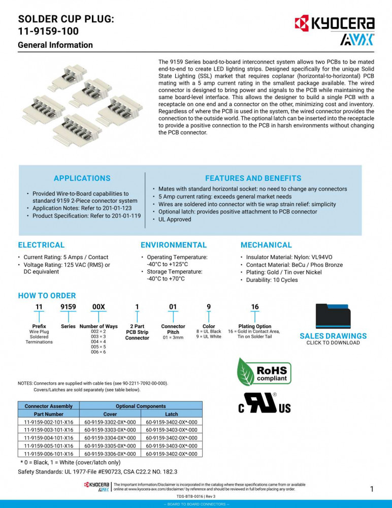 LEA NETWORKS 9159 Series product documentation preview