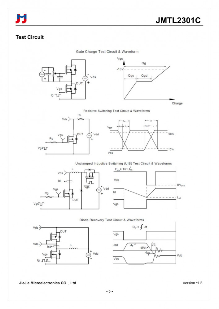 JMTL2301C datasheet page 5
