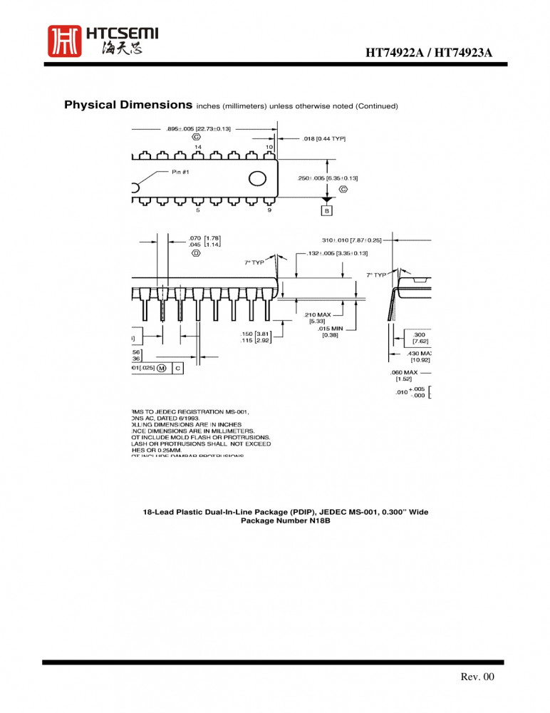 HT74922ARWZ datasheet page 10