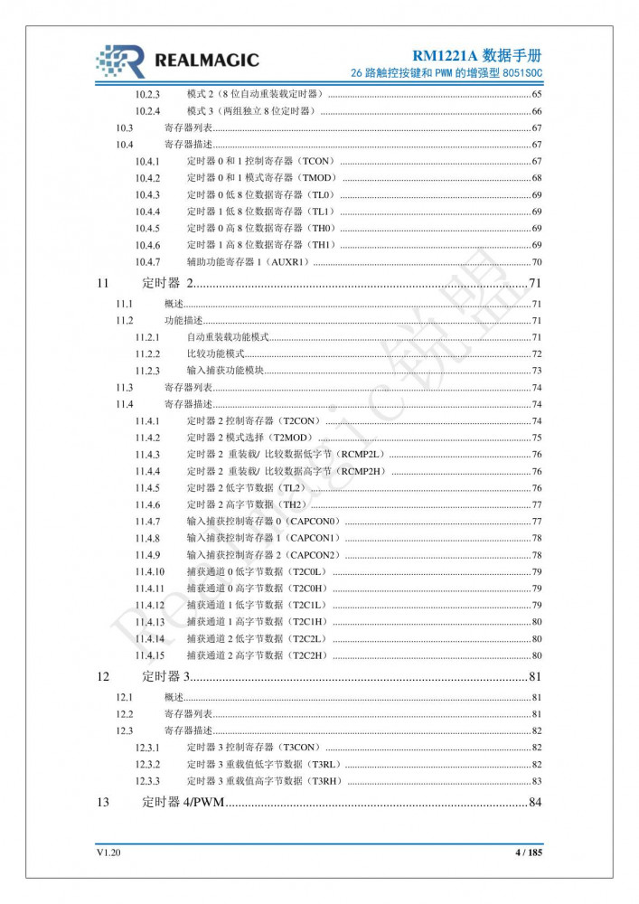 RM1221A datasheet page 4
