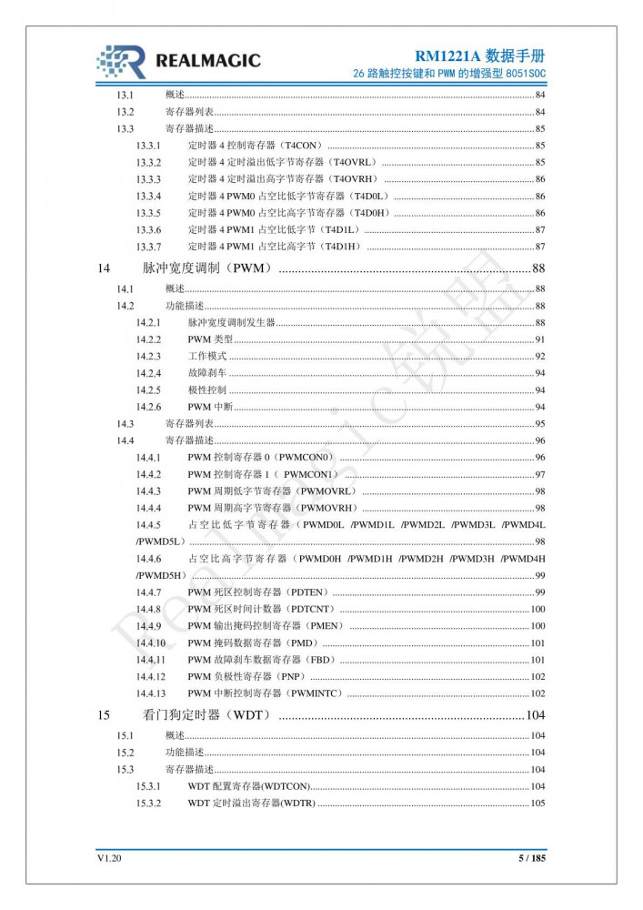RM1221A datasheet page 5