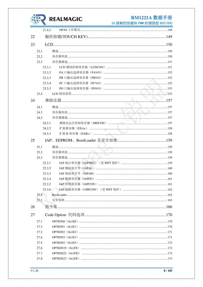 RM1221A datasheet page 8