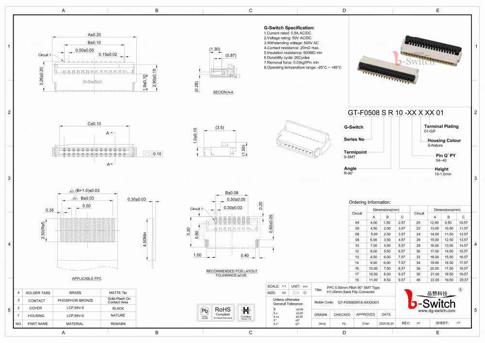 GT-F0508SR10-10S0101 technical document