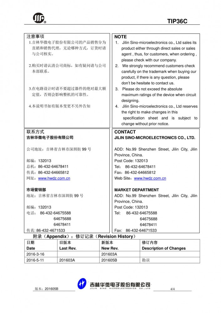TIP36C datasheet page 4