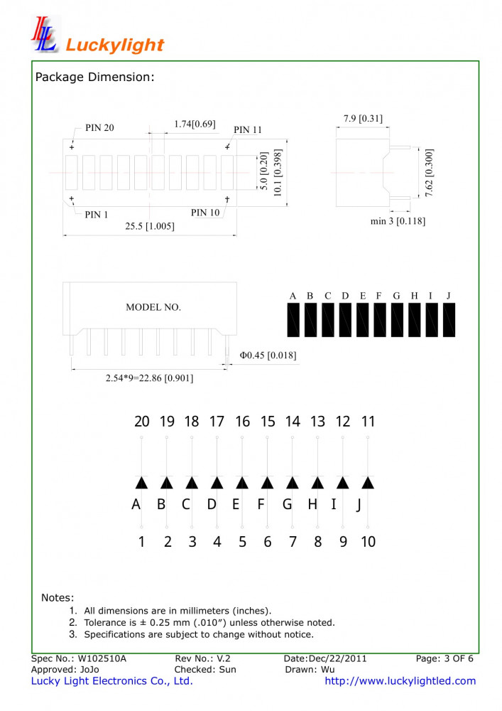 Product 1921 datasheet page 3