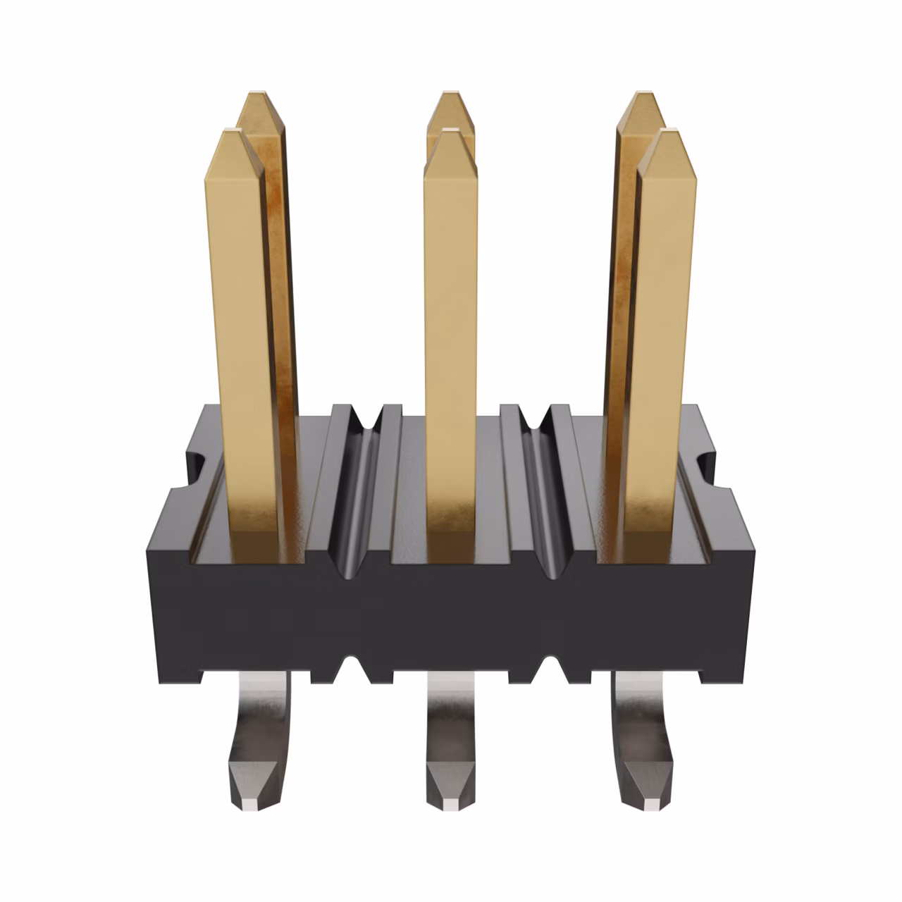 Milli-Grid Header, Vertical, Surface Mount, 6 Circuits, 0.76µm Gold (Au) Plating, Mating Pin Length 3.80mm, Tube, Lead-Free for sale