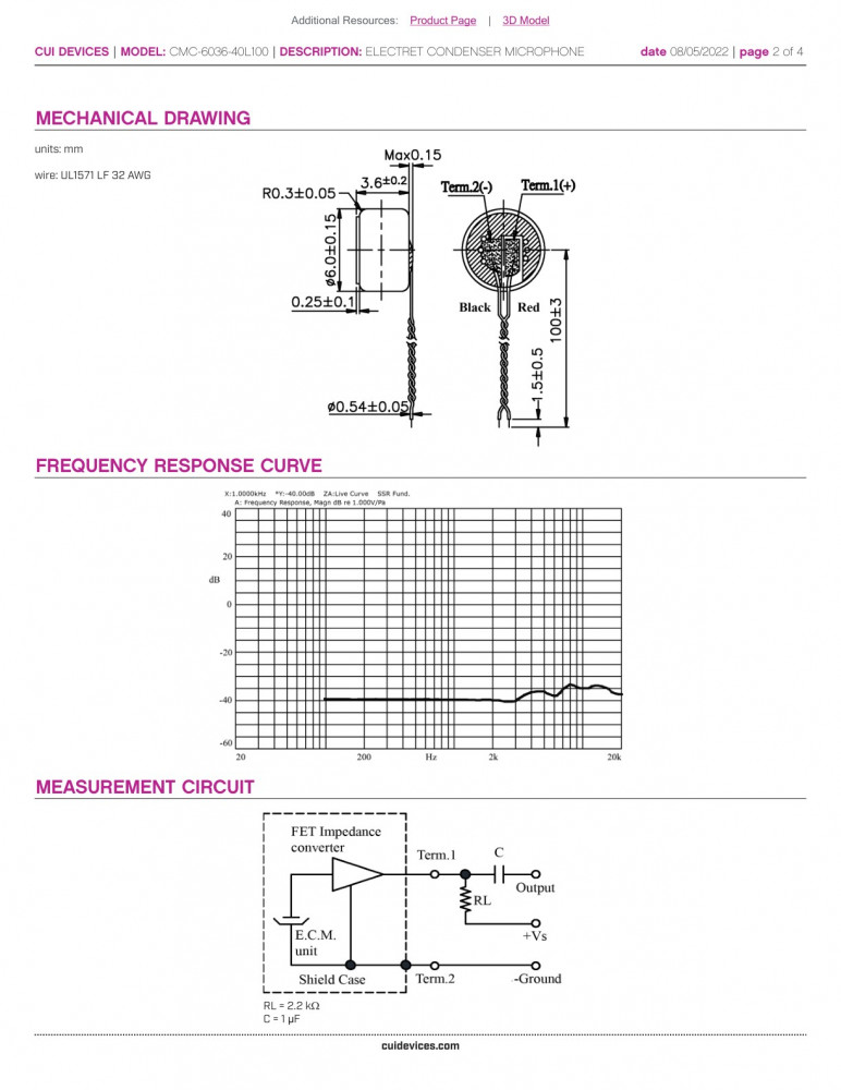 CMC-6036-40L100 datasheet page 2
