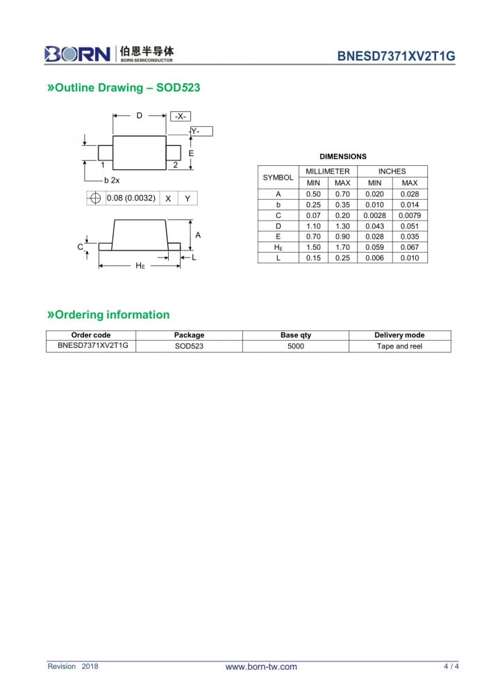 BNESD7371XV2T1G datasheet page 4