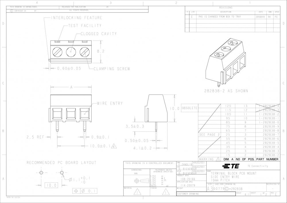 TE Connectivity 1-282838-1 technical drawing page 1