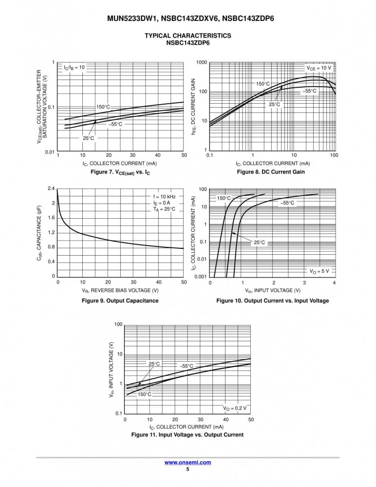 NSBC143ZDXV6T1G datasheet page 5