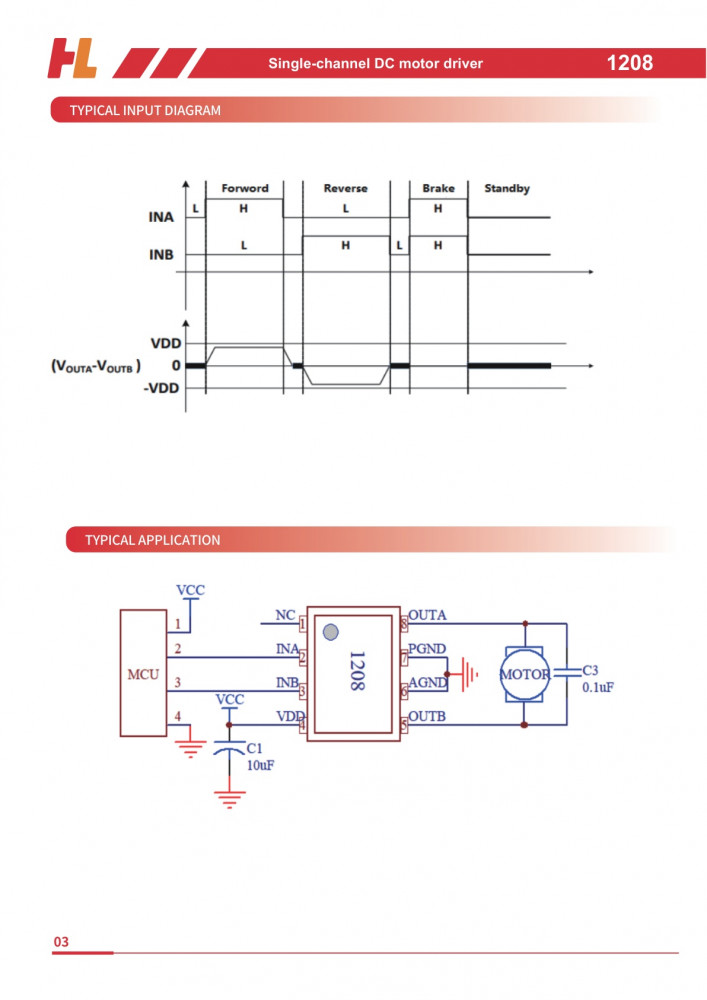 HL 1208 datasheet page 3