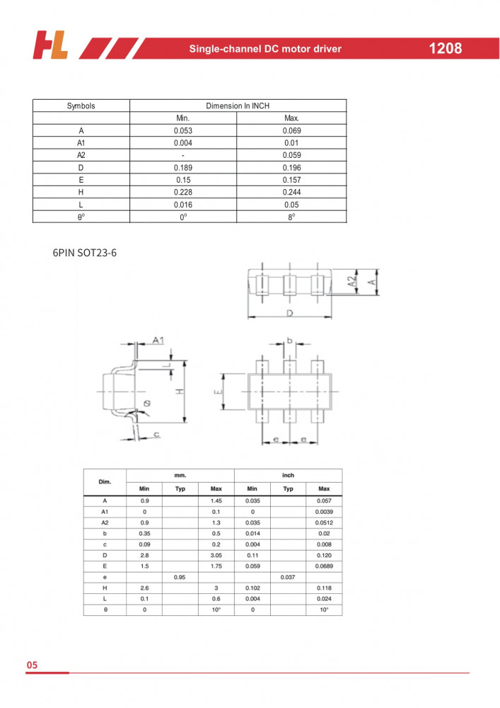 HL 1208 datasheet page 6