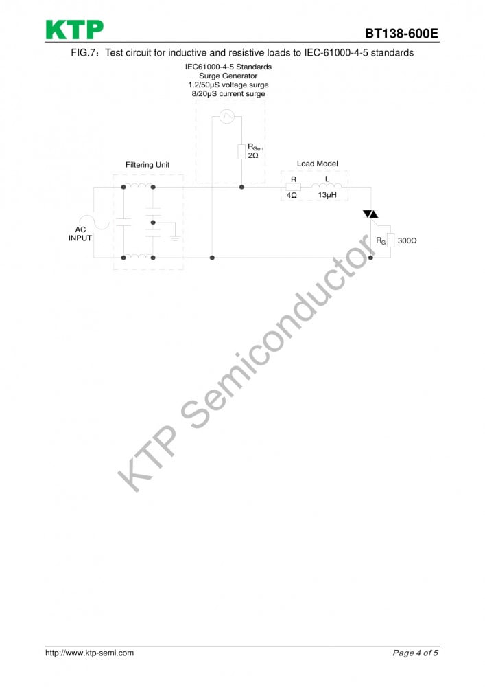 BT138-600E datasheet page 4