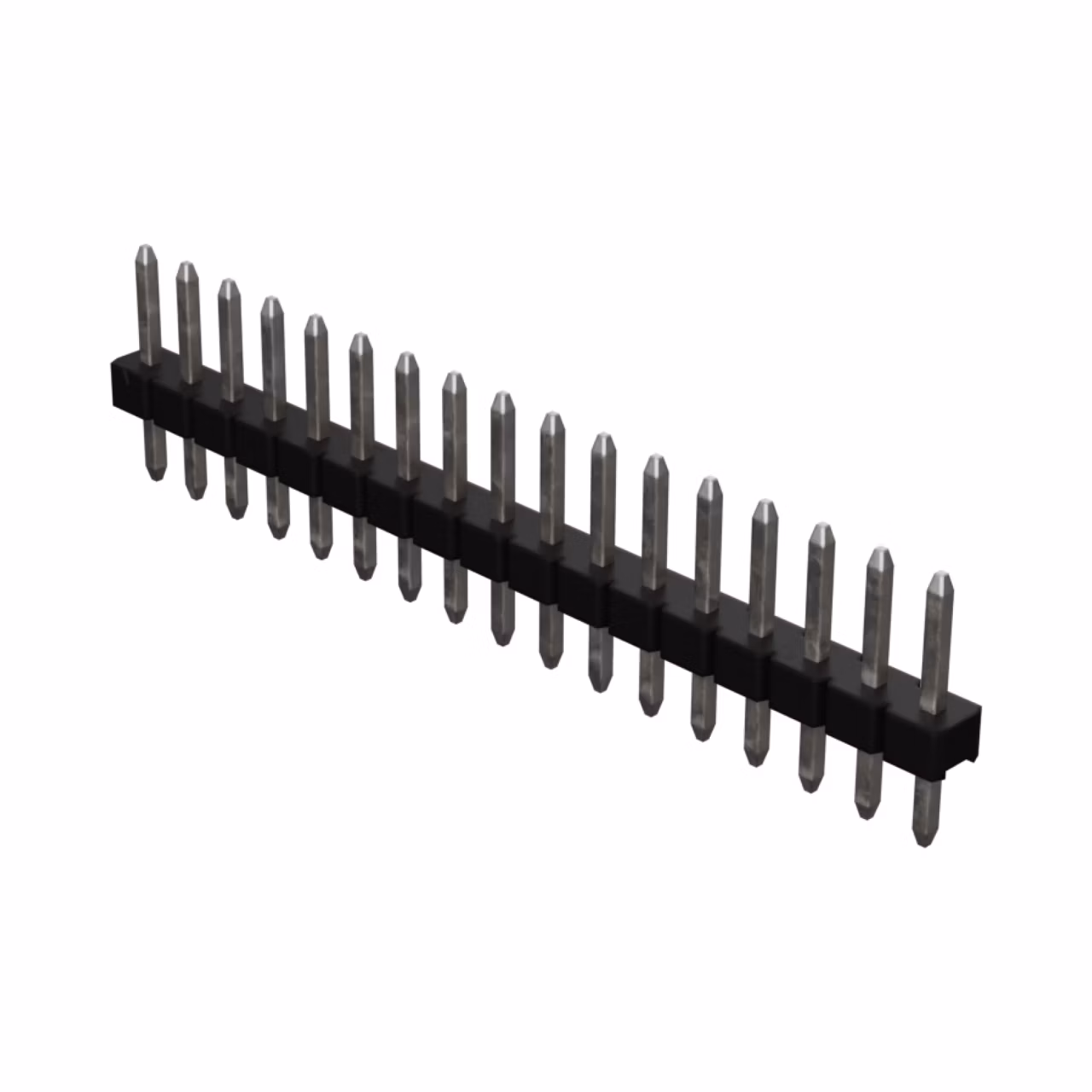 2.00mm Pitch Milli-Grid Header, Vertical, Through Hole, Breakaway, 17 Circuits, 2.50µm Tin (Sn) Plating, Mating Pin Length 4.00mm, Tail Length 2.70mm, Lead-Free for sale