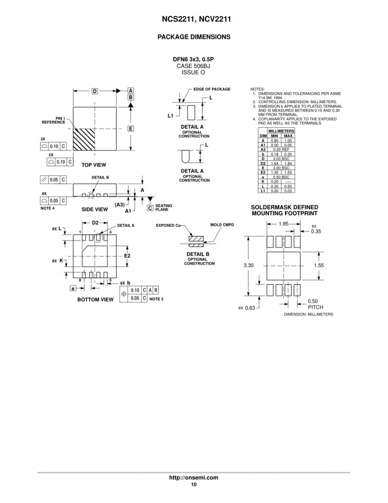 NCS2211DR2G datasheet page 10