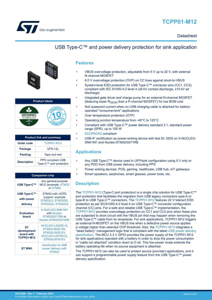 TCPP01-M12 technical document page 1