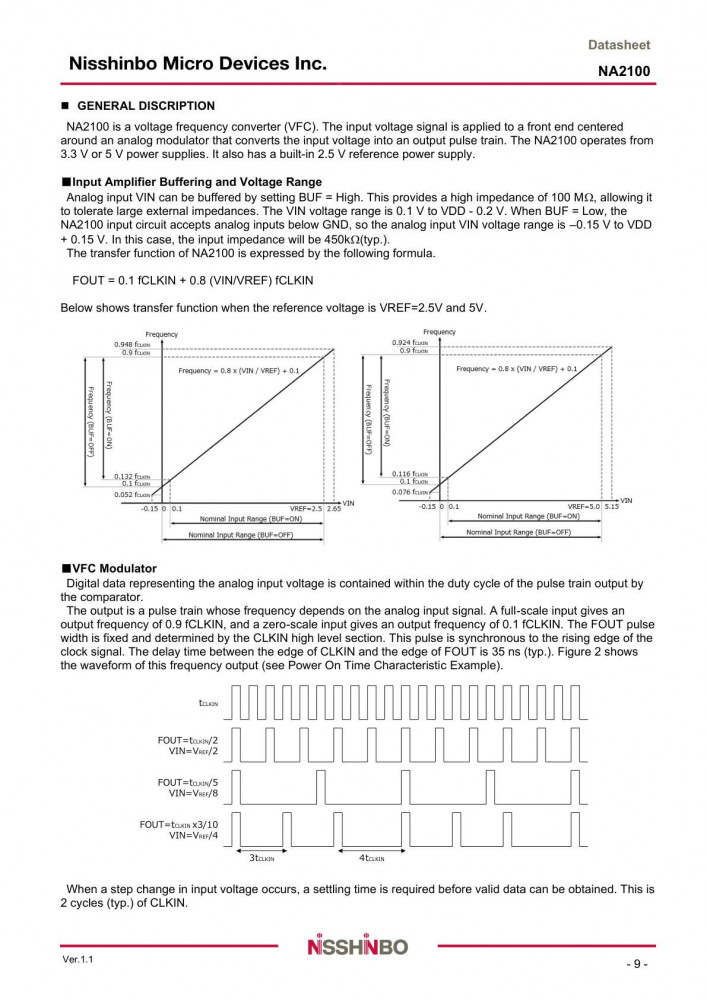 NA2100 datasheet page 9