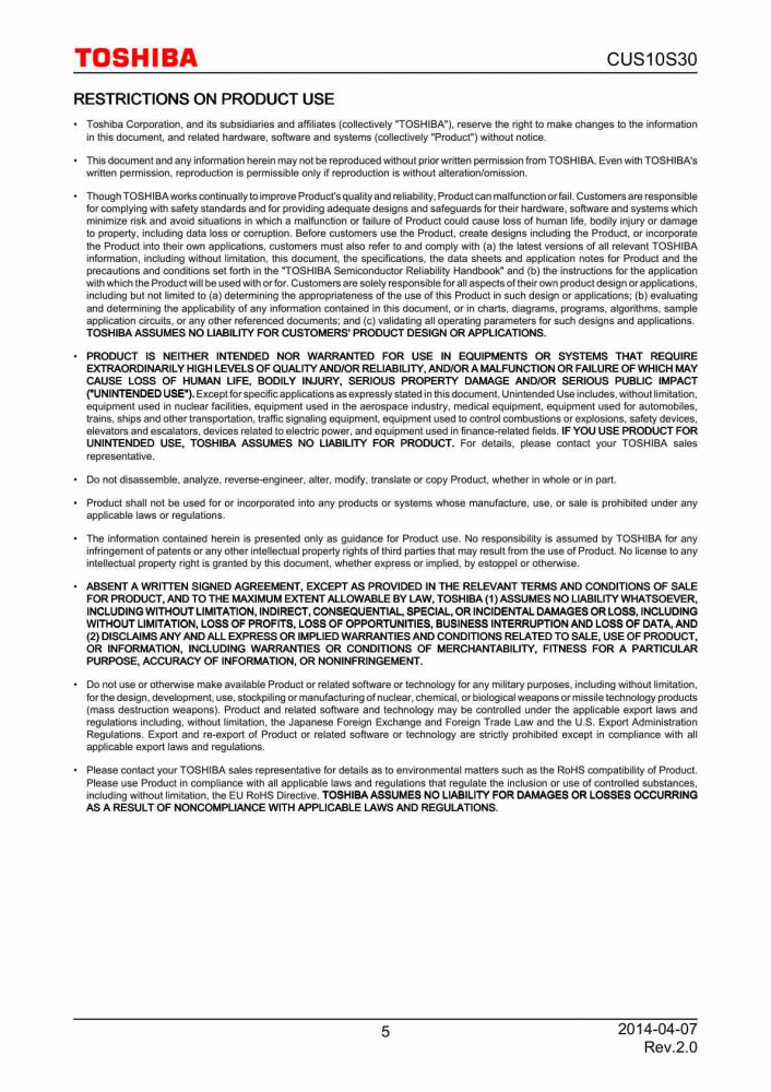 CUS10S30 datasheet page 5