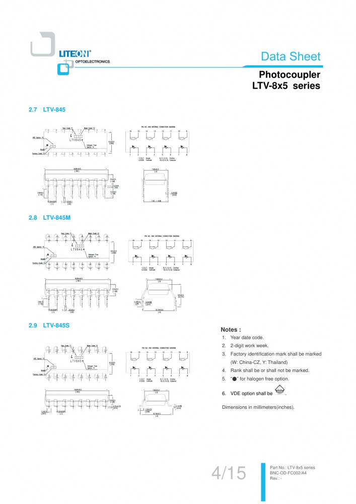 LTV-845S datasheet page 5