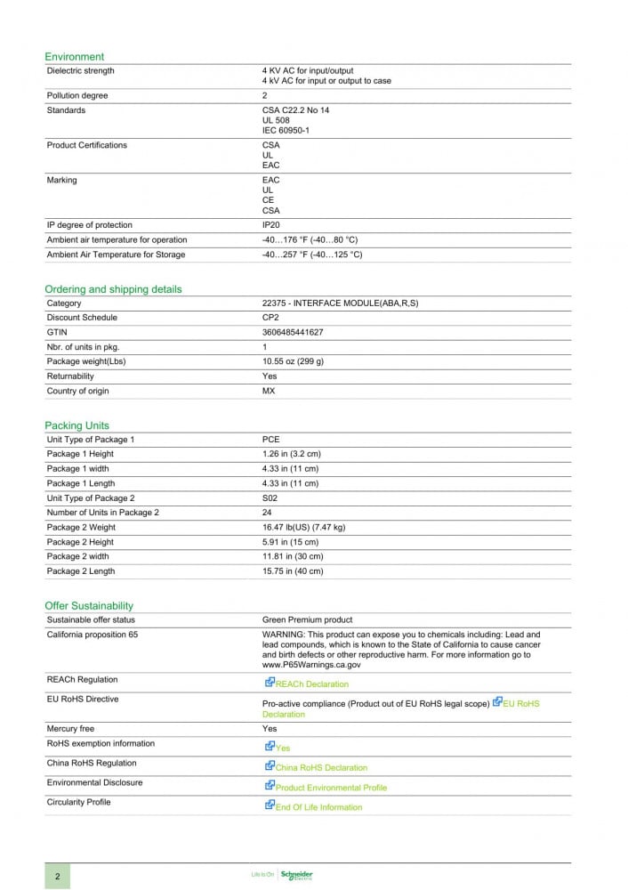 SSM1A430BD technical document page 2
