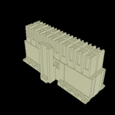 Samtec ITD2-10-D Rectangular Connector Housing