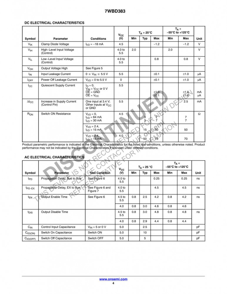 7WBD383 datasheet page 4