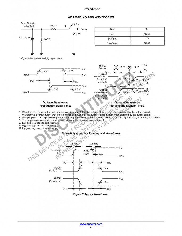 7WBD383 datasheet page 6