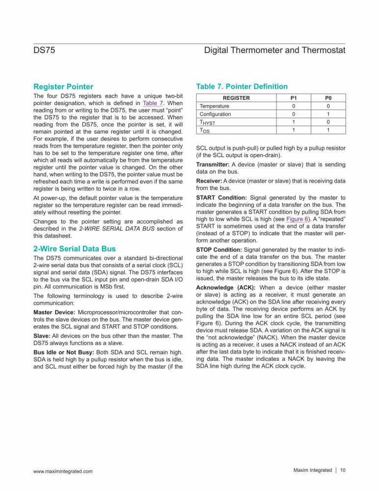 DS75 datasheet page 10