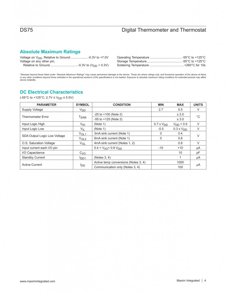 DS75 datasheet page 4