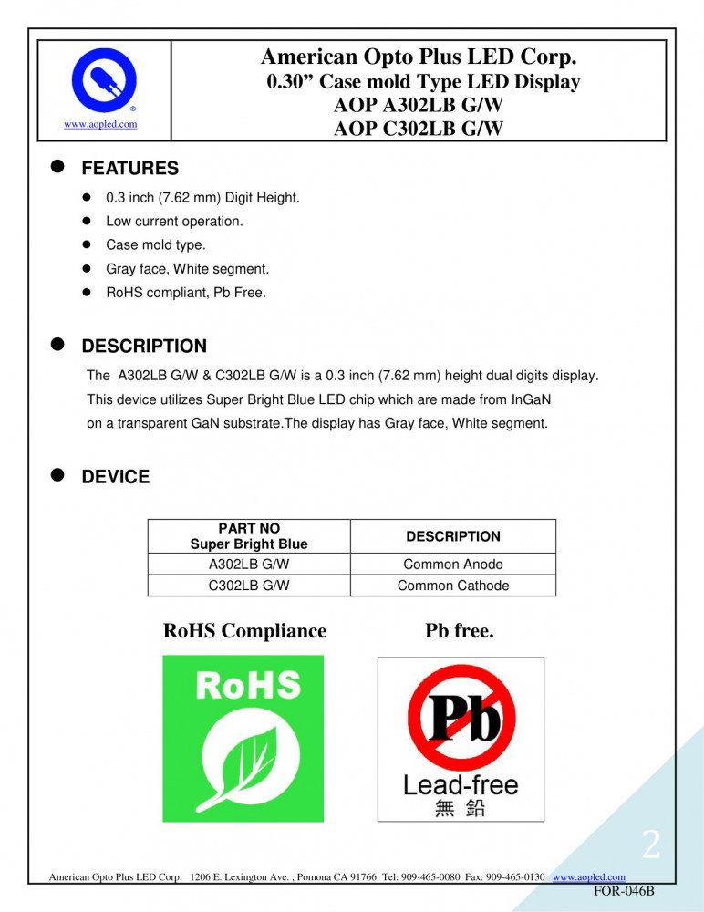 C302LB document page 2