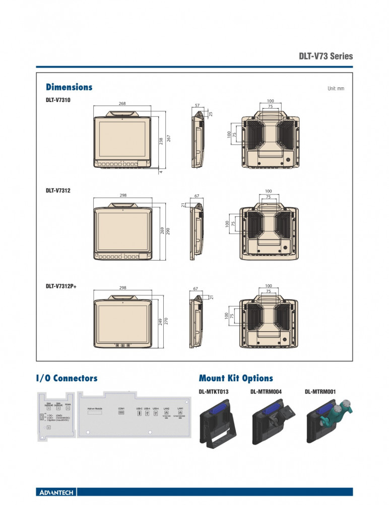 DLT-V73 technical documentation page 3
