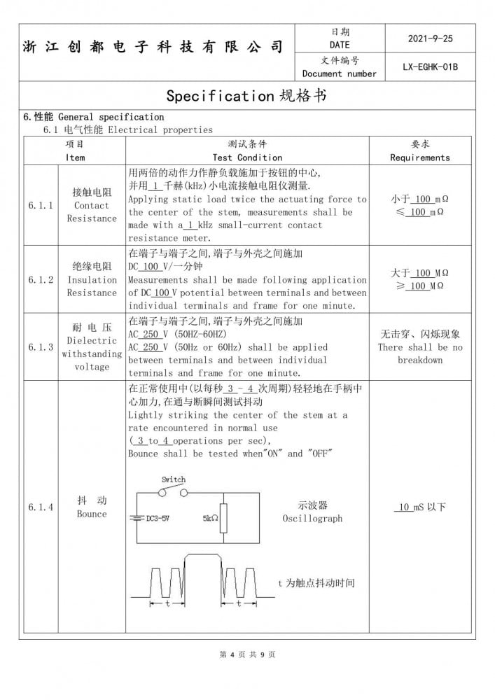 CAX TS-6645DD6x6x14.5 specification page 4