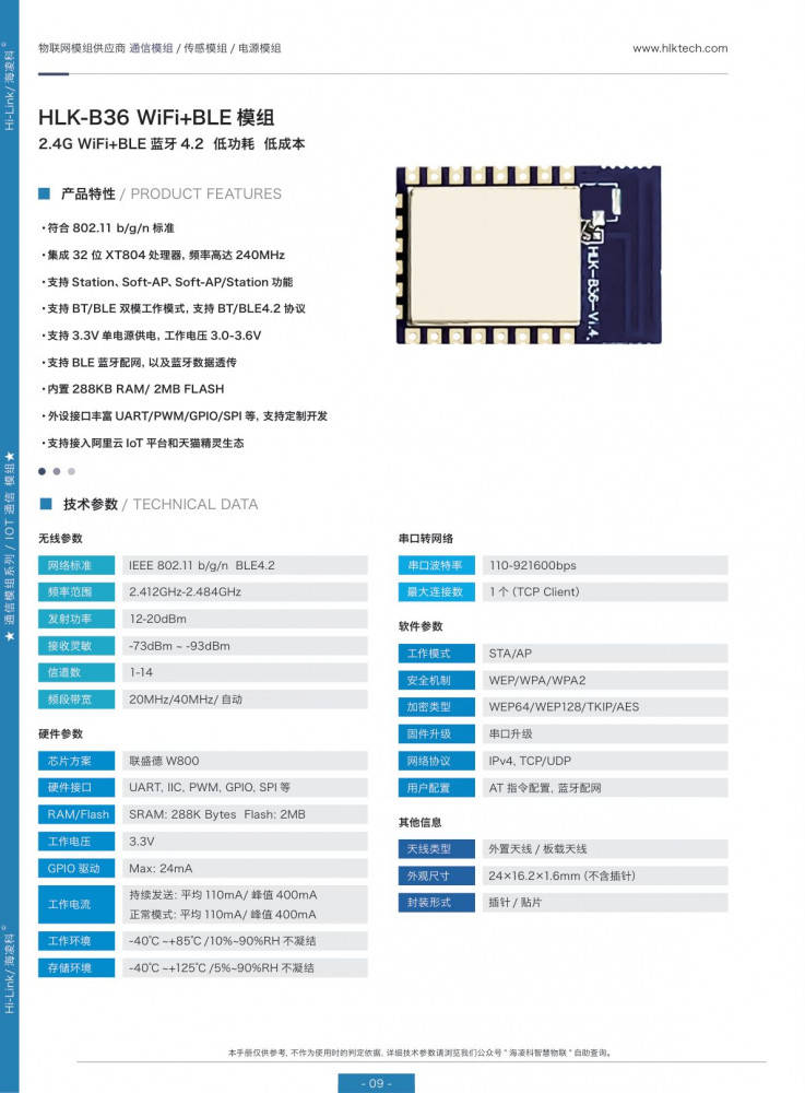 HI-LINK product selection guide page 10