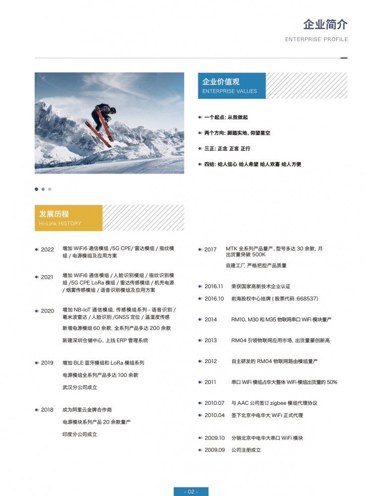 HI-LINK product selection guide page 3