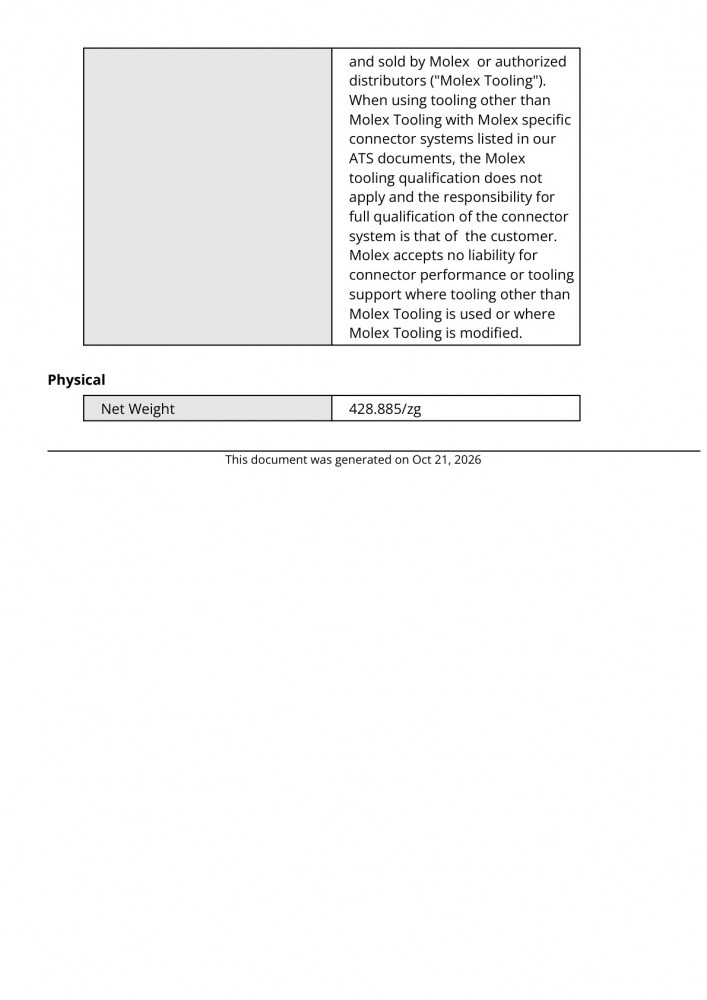 MOLEX 638119400 document preview, page image 3