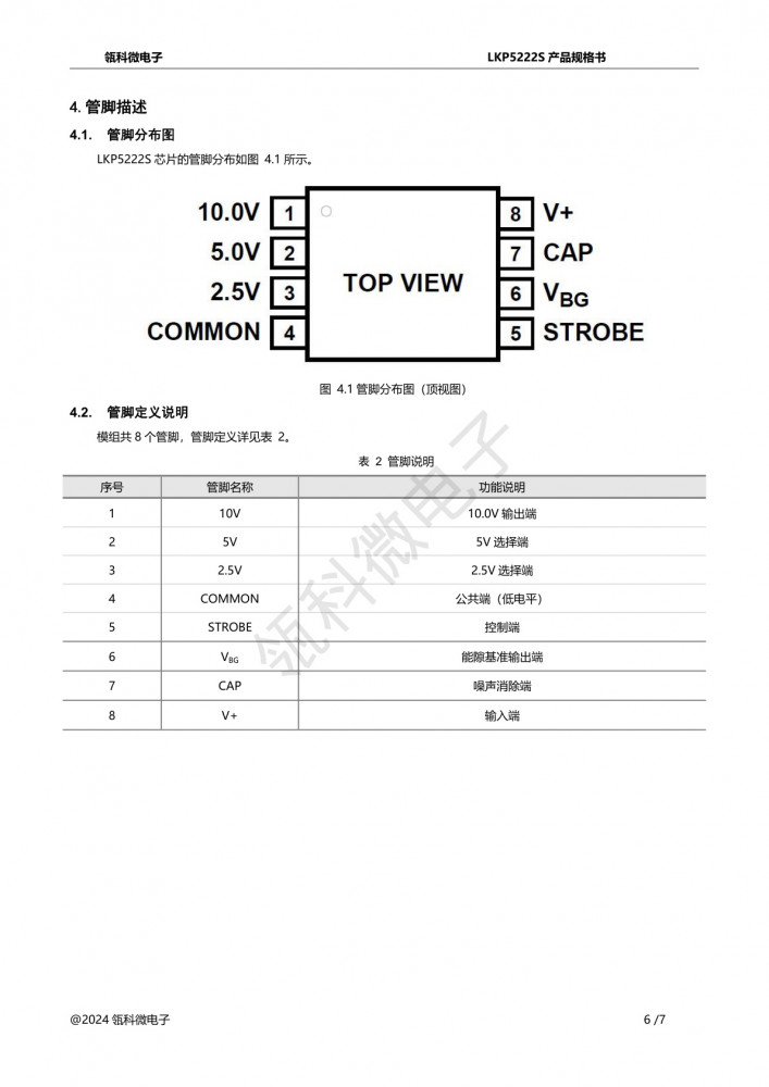 LKP5222S datasheet page 6