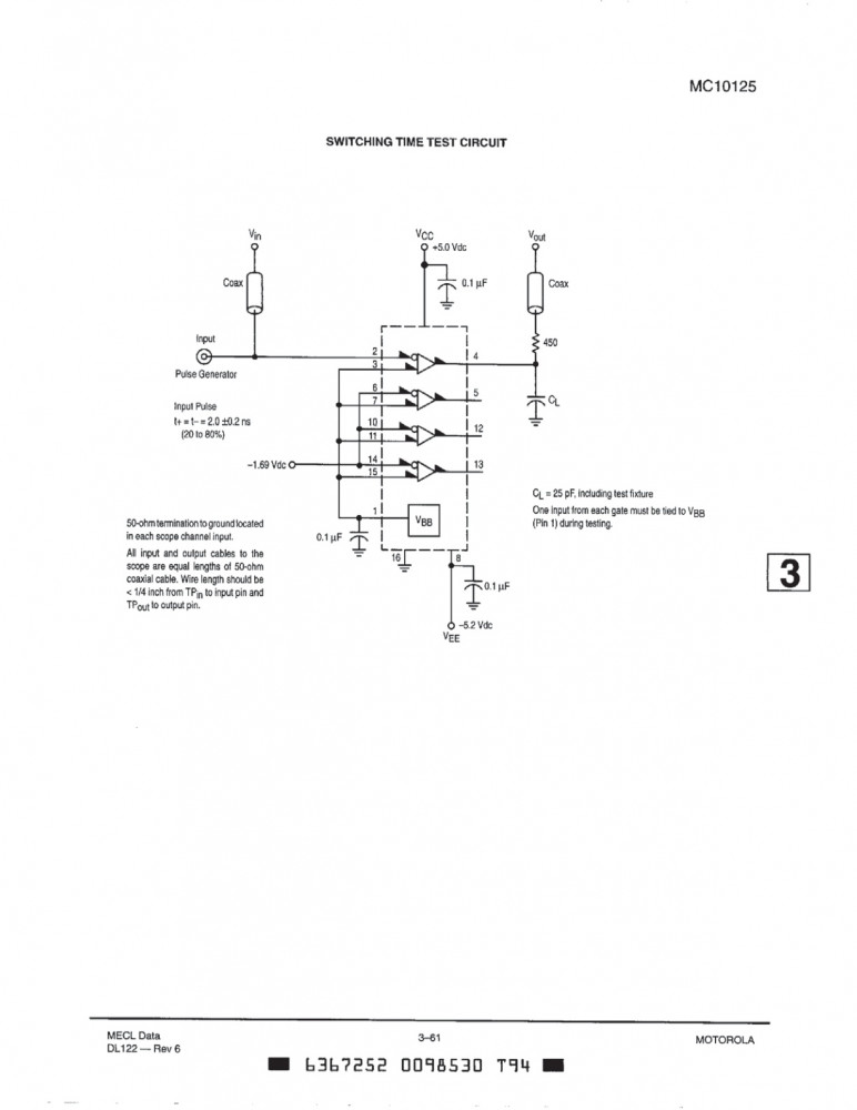 MC10125L datasheet page 6