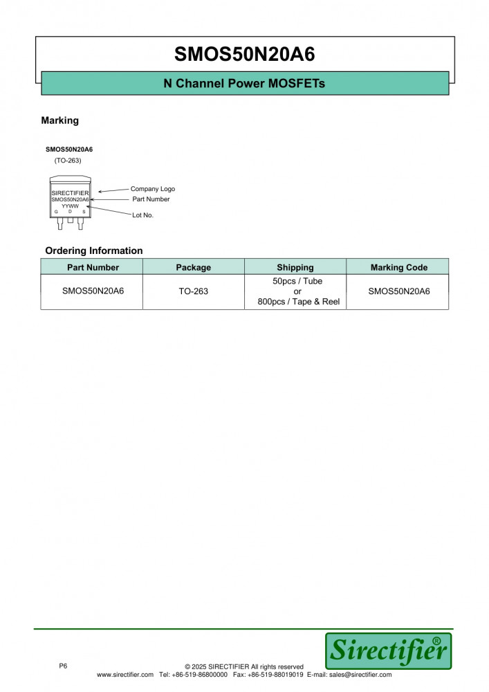 SMOS50N20A6 datasheet page 6