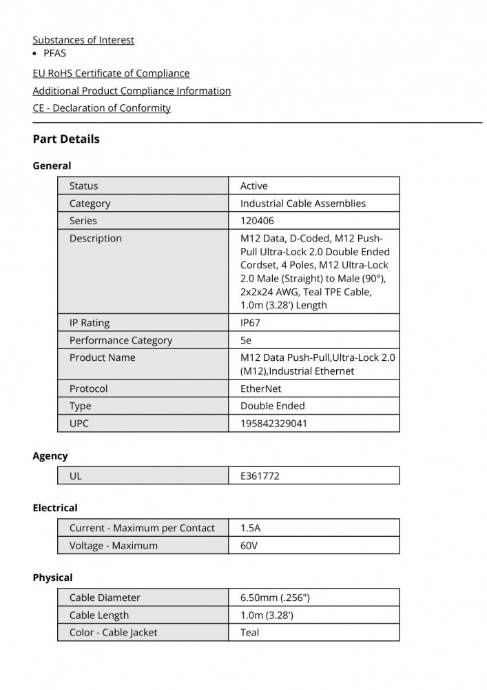 Molex Ultra-Lock 2.0 product specification page 2