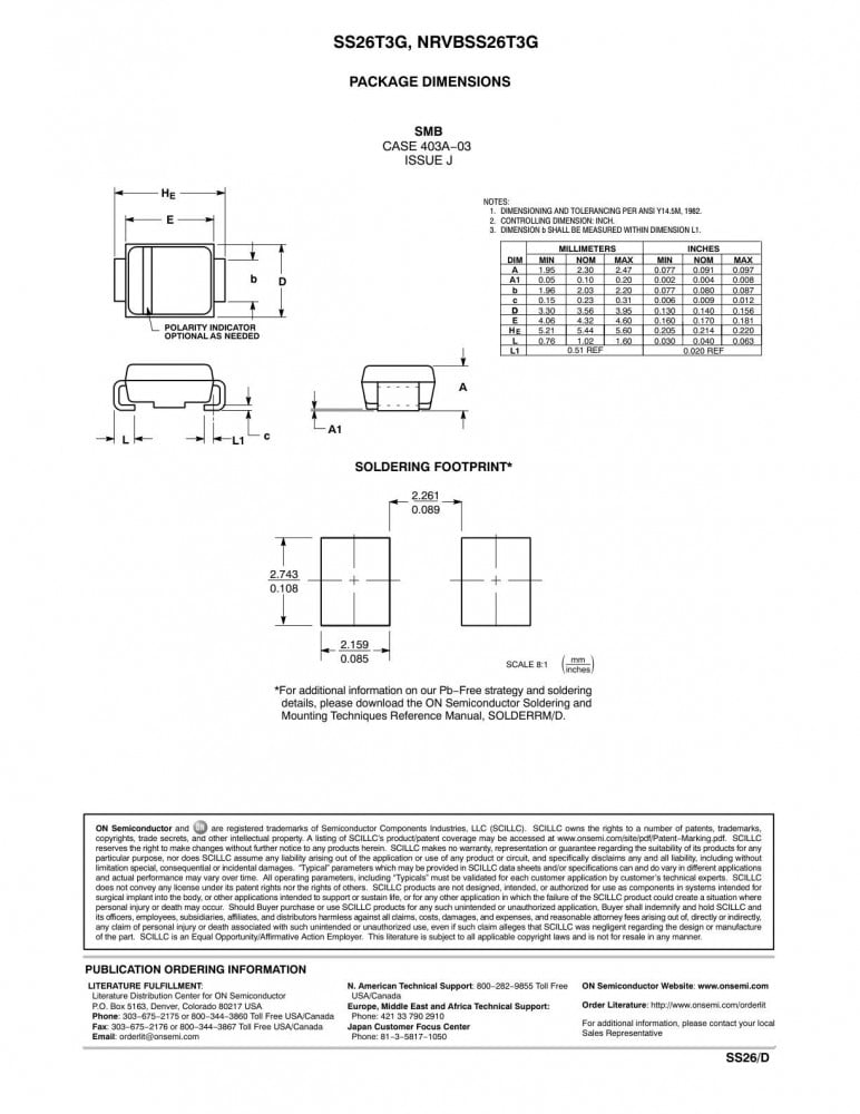 SS26T3G datasheet page 4