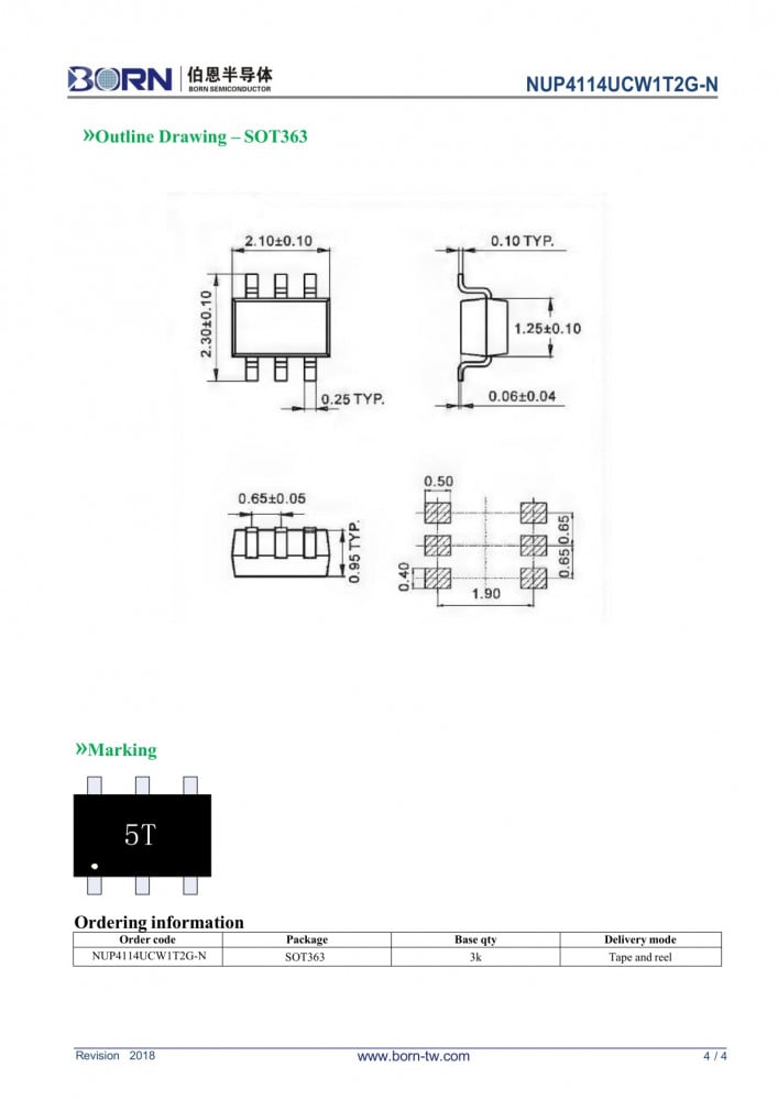 NUP4114UCW1T2G-N datasheet page 4