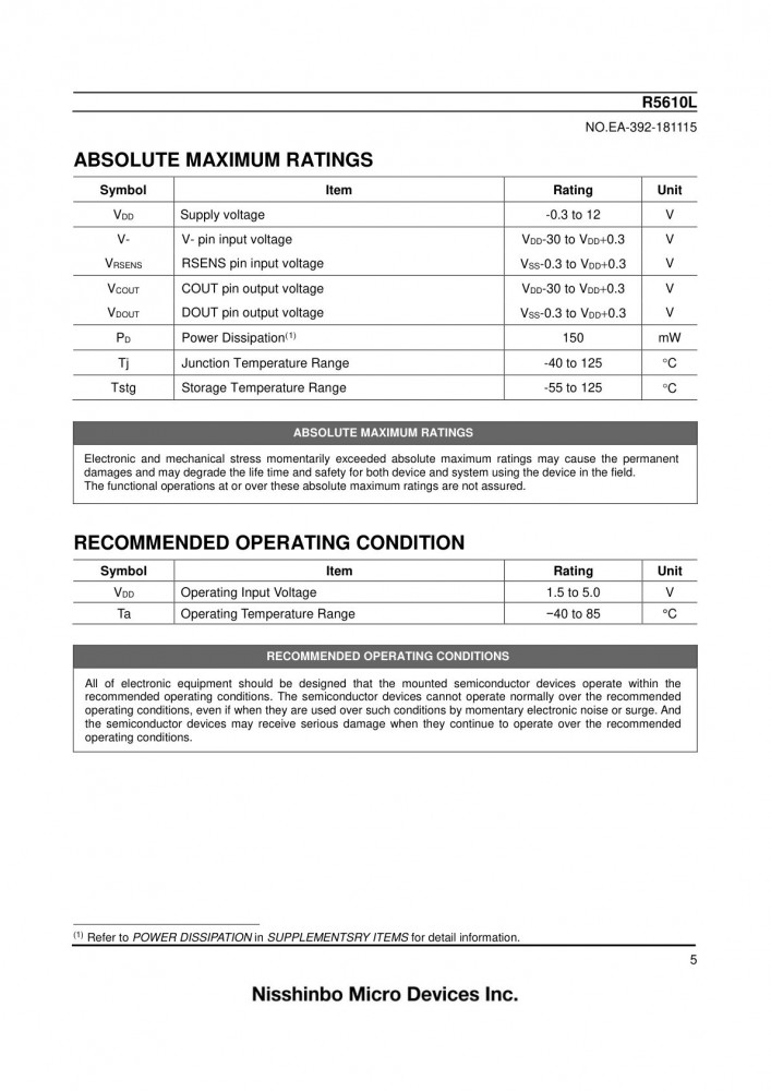 R5610L technical document page 5