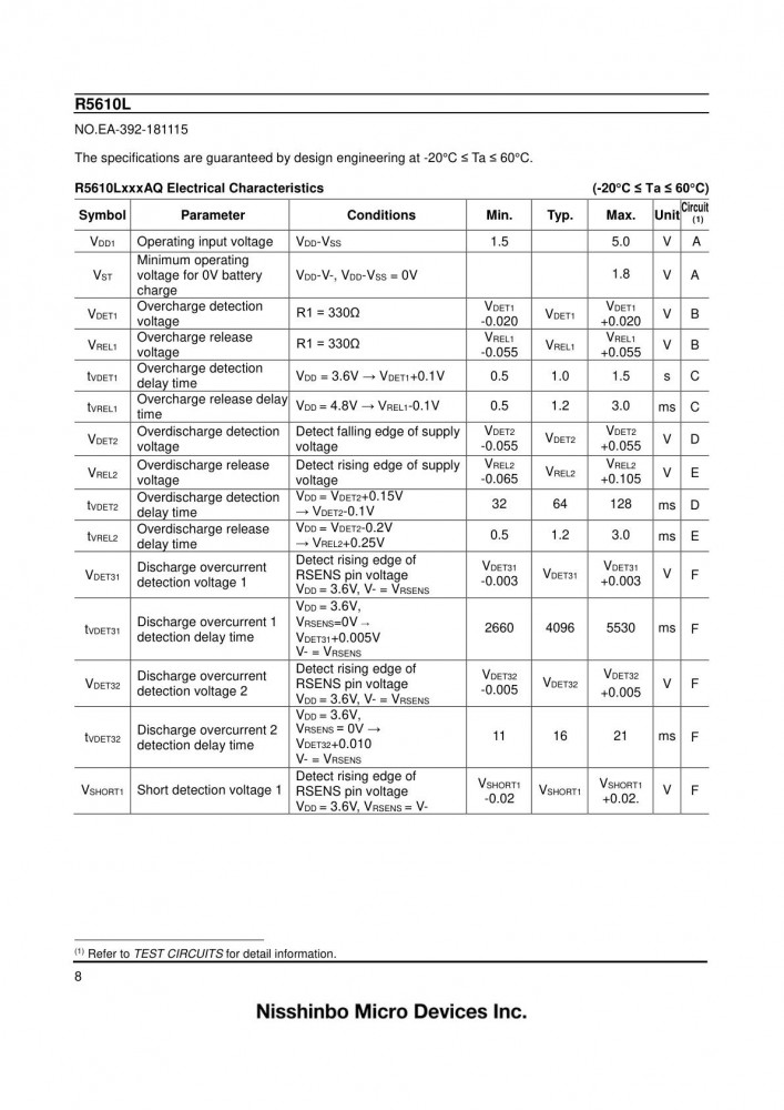 R5610L technical document page 8