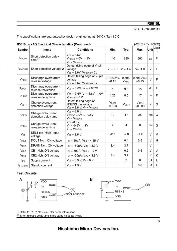 R5610L technical document page 9