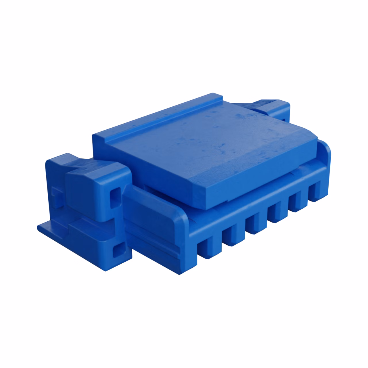 Micro-Lock Plus TPA Type Receptacle Housing, 1.25mm Pitch, Single Row, Positive Lock, 6 Circuits, Blue for sale