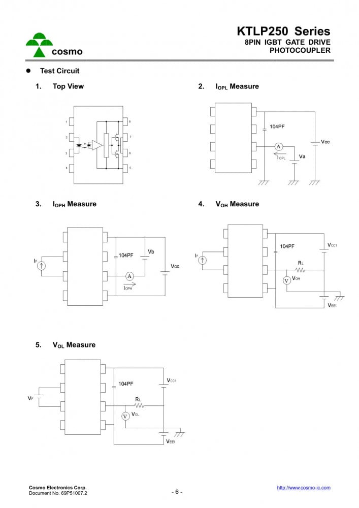 KTLP250S datasheet page 6
