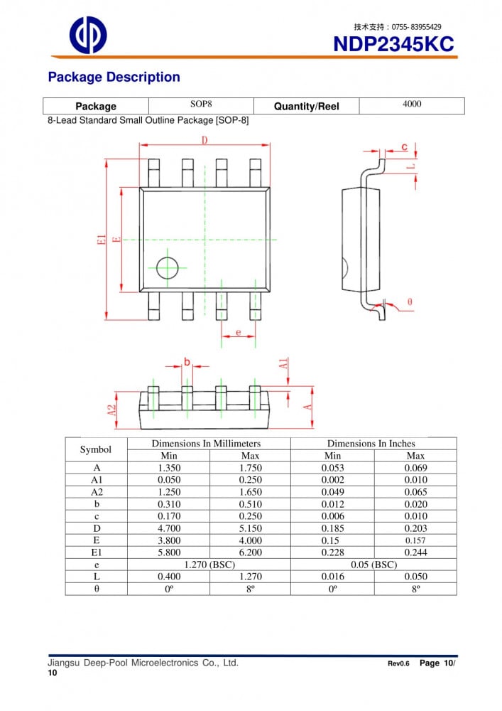 NDP2345KC datasheet page 10