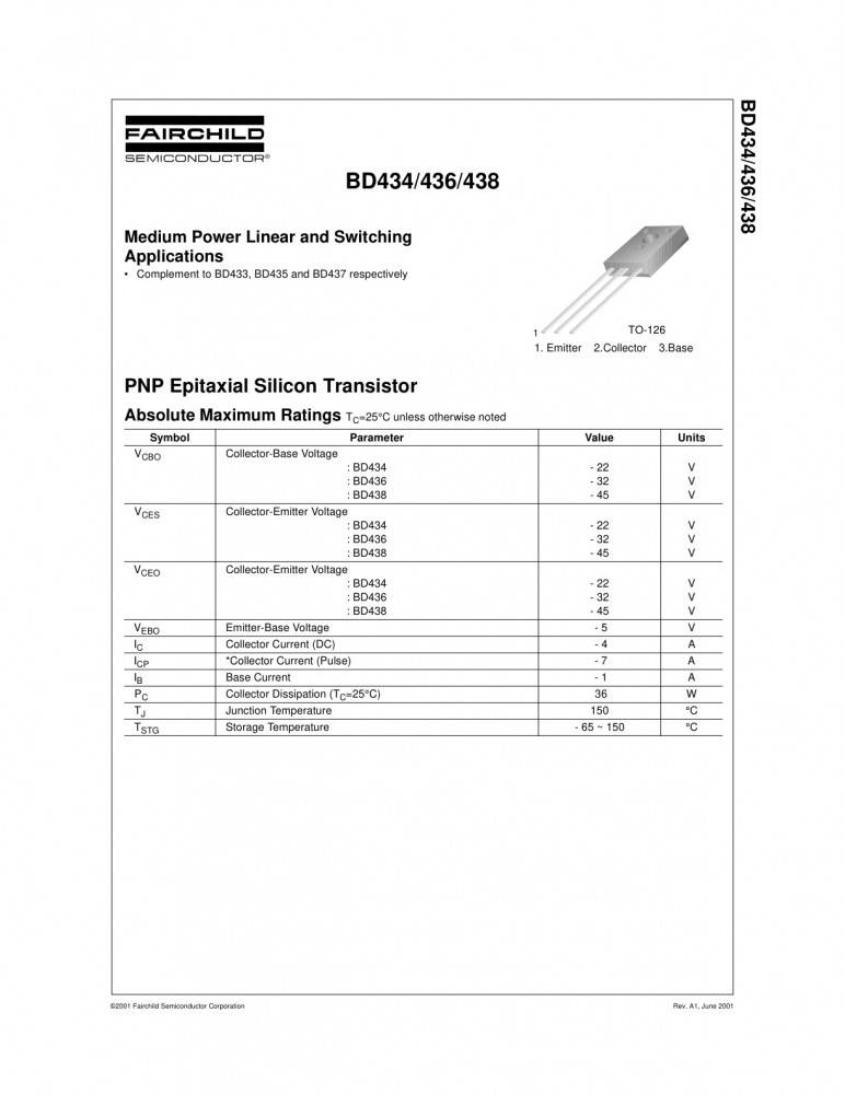 BD438 datasheet page 2