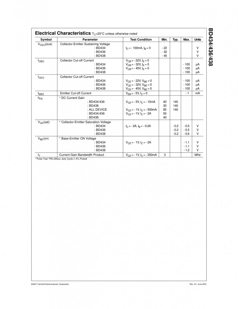 BD438 datasheet page 3